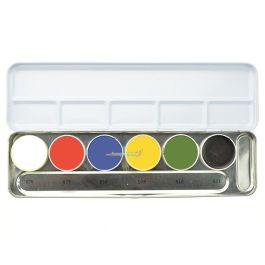 Kryolan Rubber Mask Grease Palette 6 COLORS |Facepaintshop